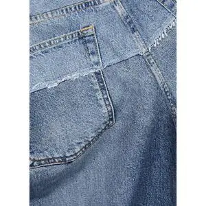 Rag & Bone High-waisted Two-tone Wide-leg Jeans