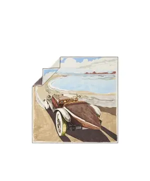 Loro Piana Direzione Lago Foulard 90 X 90 - Multicolor