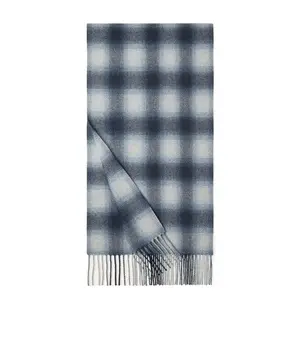 Loro Piana Tartan Scarf - Gray