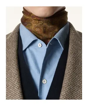 Loro Piana Soraya Paisley Foulard 60 X 60