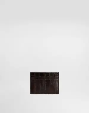 Dolce & Gabbana Eel Leather Card Holder