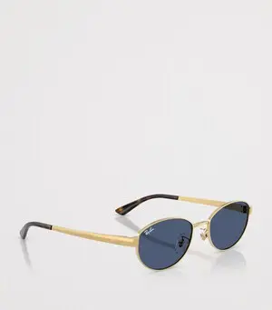 Ray-ban Metal Oval Sunglasses