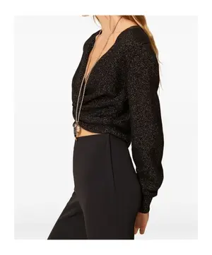 TWINSET Dual-use Wool Blend Jumper With Lurex