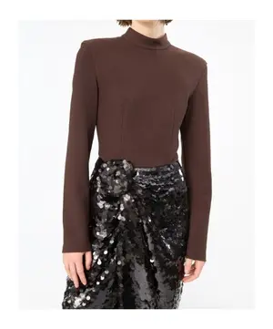 ROTATE BY BIRGER CHRISTENSEN Knotted Midi Dress