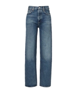 AGOLDE High-waisted Wide-leg Jeans - Blue