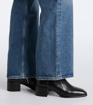 AGOLDE High-waisted Wide-leg Jeans