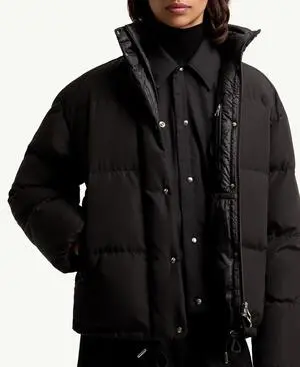 Moncler Verone Button-up Puffer Jacket