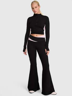 Pink Relay™ Fleeceflex Super Flare Leggings Black