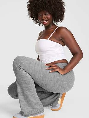 Pink Relay™ Fleeceflex Flare Leggings Grey