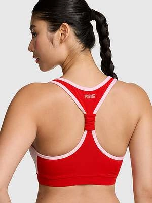 Pink Relay™ Colorblock Sports Bra - Red