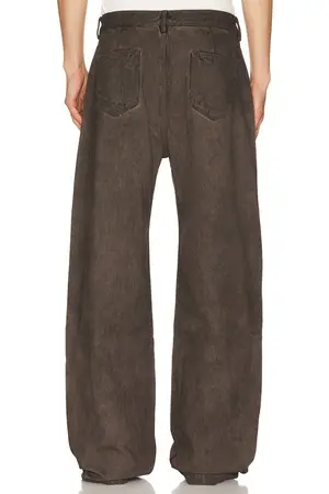 Rick Owens Geth Jeans In Grey