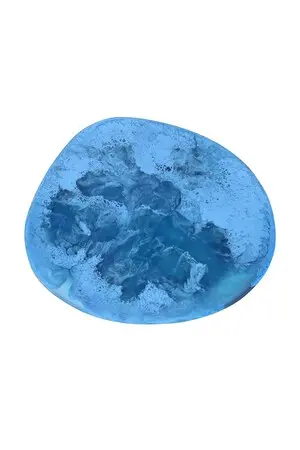 Dinosaur Designs Pebble Plate In Blue - Sky