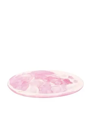Dinosaur Designs Small Rock Plate In Pink - Shell Pink