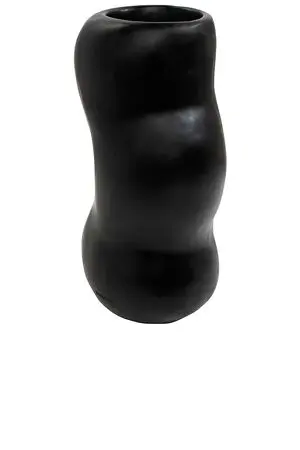 Dinosaur Designs Medium Valley Vase - Black