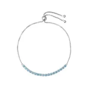 Arte Madrid Sprinkles Line Slider Bracelet Topaz Royal - Blue