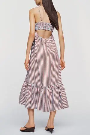 Maeve 100% Cotton Cami Midi Dress