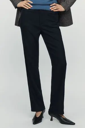 Anthropologie Wool Blend Low Rise Trousers Pants