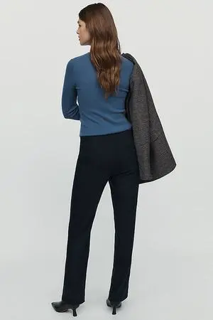 Anthropologie Wool Blend Low Rise Trousers Pants
