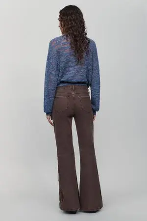 DRIFTWOOD Farrah Mid Rise Flare Jeans