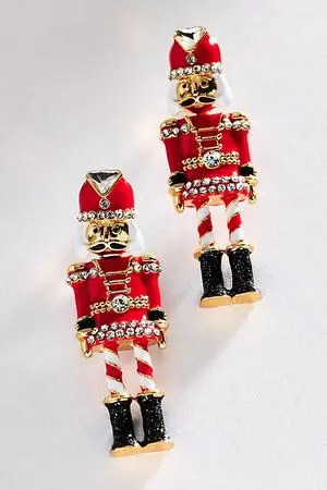 Baublebar Nutcracker Earrgs - Red