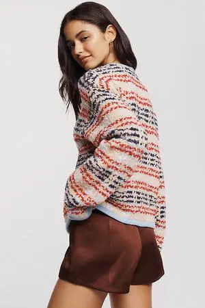 English Factory Textured Knit Cardigan