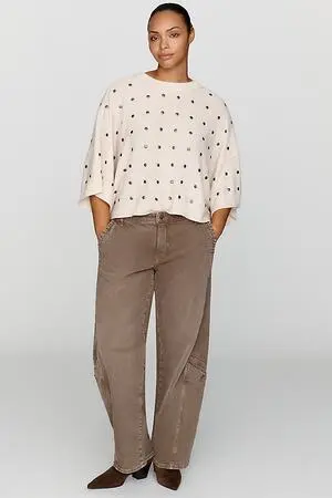 Anthropologie Goldie 100% Cashmere Short Sleeve Sweater