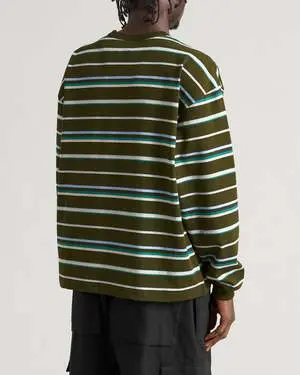 BEAMS Stripe Long Sleeve Loose T-shirt