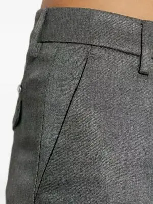 Paul & Shark Pressed-crease Wide-leg Trousers