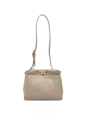 Fendi Xs My Peekaboo Shoulder Bag - Grey