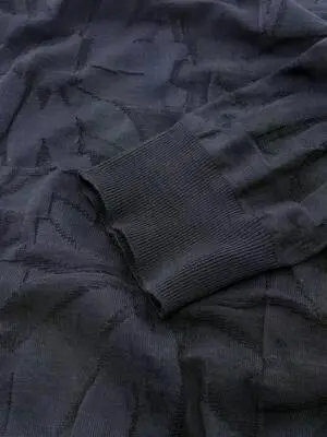 Hermès 2010s Patterned Fine-knit Sweater