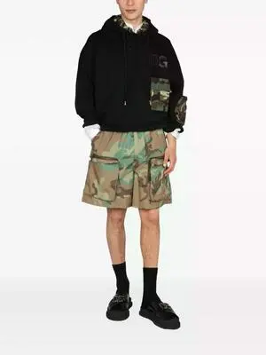 Dolce & Gabbana Camouflage-print Patch Hoodie