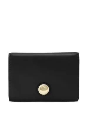 Furla Logo-plaque Tri-fold Wallet - Black