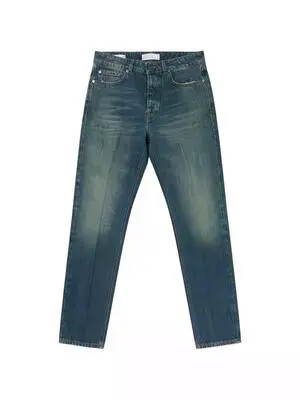 BE ABLE Faded Straight-leg Jeans - Blue