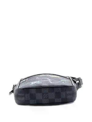 LOUIS VUITTON Danube Slim Bag Limited Edition Renaissance Map Damier Graphite Pm Crossbody Bag