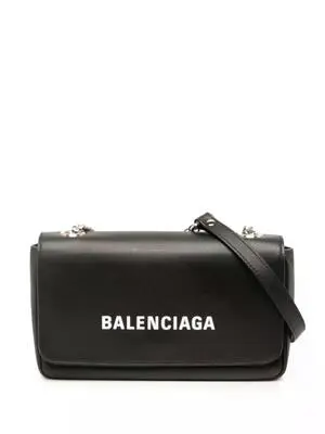 Balenciaga 2018 Leather Everyday Wallet On Chain Crossbody Bag