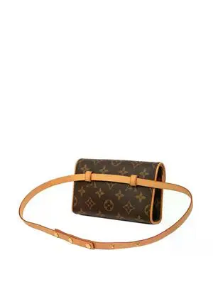 LOUIS VUITTON 2003 Monogram Pochette Florentine Belt Bag - Brown