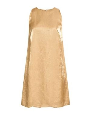 OTTOD'AME Mini Dress Sand Size Viscose, Linen, Polyamide - Beige
