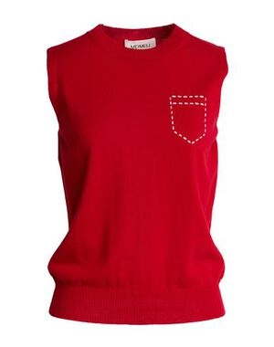 MEIMEIJ Sweater Size Wool - Red