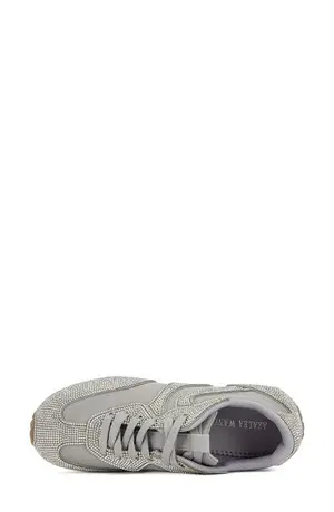 AZALEA WANG Tempo Rhinestone Sneaker
