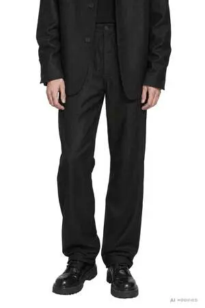 Transit Pinstripe Wool Viscose Trousers