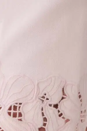 Meshki Tillie Flower Embroidery Denim Capris