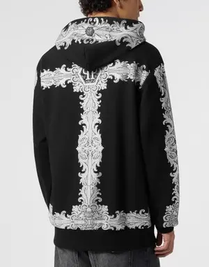 Philipp Plein Hoodie Baroque Skull Stones