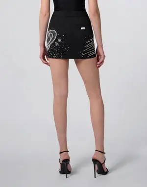 Philipp Plein Mini Skirt Space Zodiac