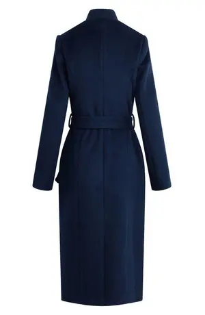FAVORITE DAUGHTER The Molly Tie Waist Wool Blend Coat