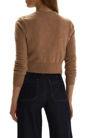 FAVORITE DAUGHTER The Cropped Rebecca Cashmere Cardigan