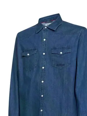 MC2 SAINT BARTH Stone-wash Western Shirt