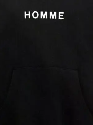 Comme Des Garçons Logo-print Cotton Hoodie