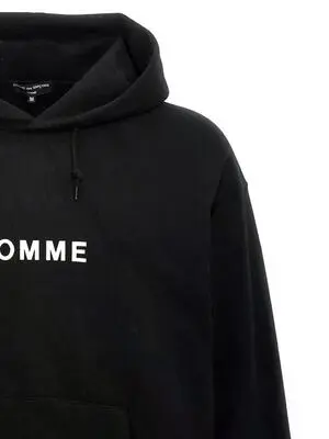 Comme Des Garçons Logo-print Cotton Hoodie