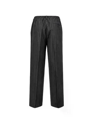 CELLAR DOOR Pinstriped Elasticated-waist Trousers