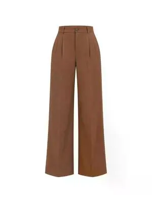 Max Mara Pleated Wide-leg Trousers